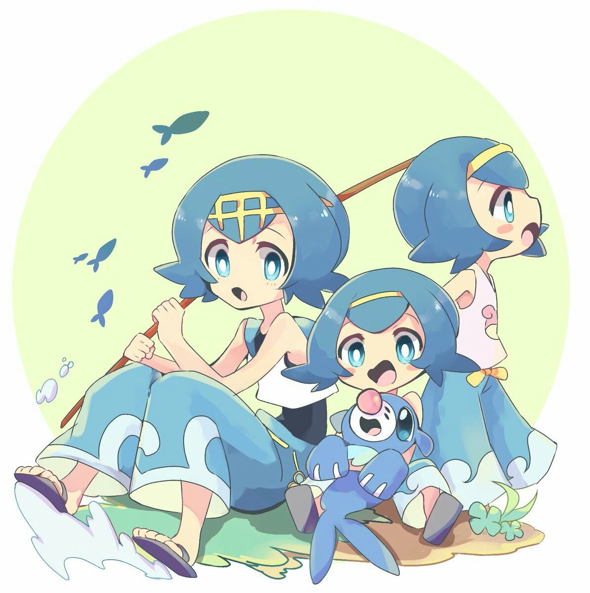 Lana Elio Harper And Sarah Pokemon And More Drawn By Tensama Hot Sex Picture