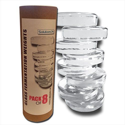 8 Pack Premium Glass Fermentation Weights For Large Wid