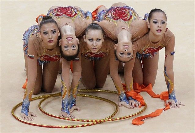Rhythmic Gymnastics Group Finals Nbc Olympics Gymnastics Training