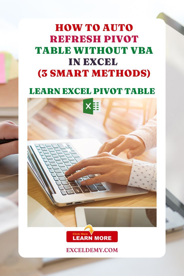 How To Auto Refresh Pivot Table Without Vba In Excel 3 Smart Methods Artofit