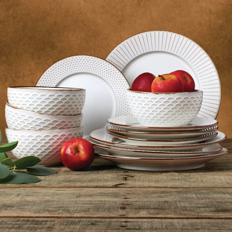World Menagerie Hub Stoneware Dinnerware - Set of 12 | Stoneware ... World Menagerie Hub Stoneware Dinnerware - Set of 12 | Stoneware ...