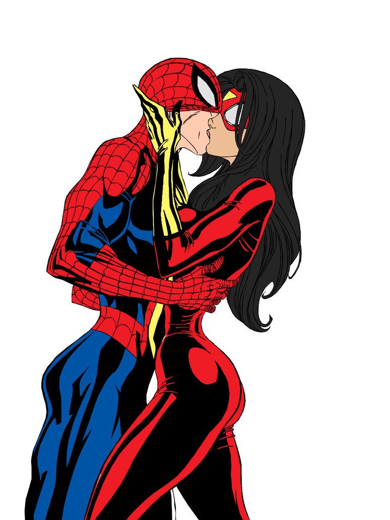Spider Man And Spiderwoman By Spiderdude10 On Deviantart Marvel Comics Art Marvel Spiderman
