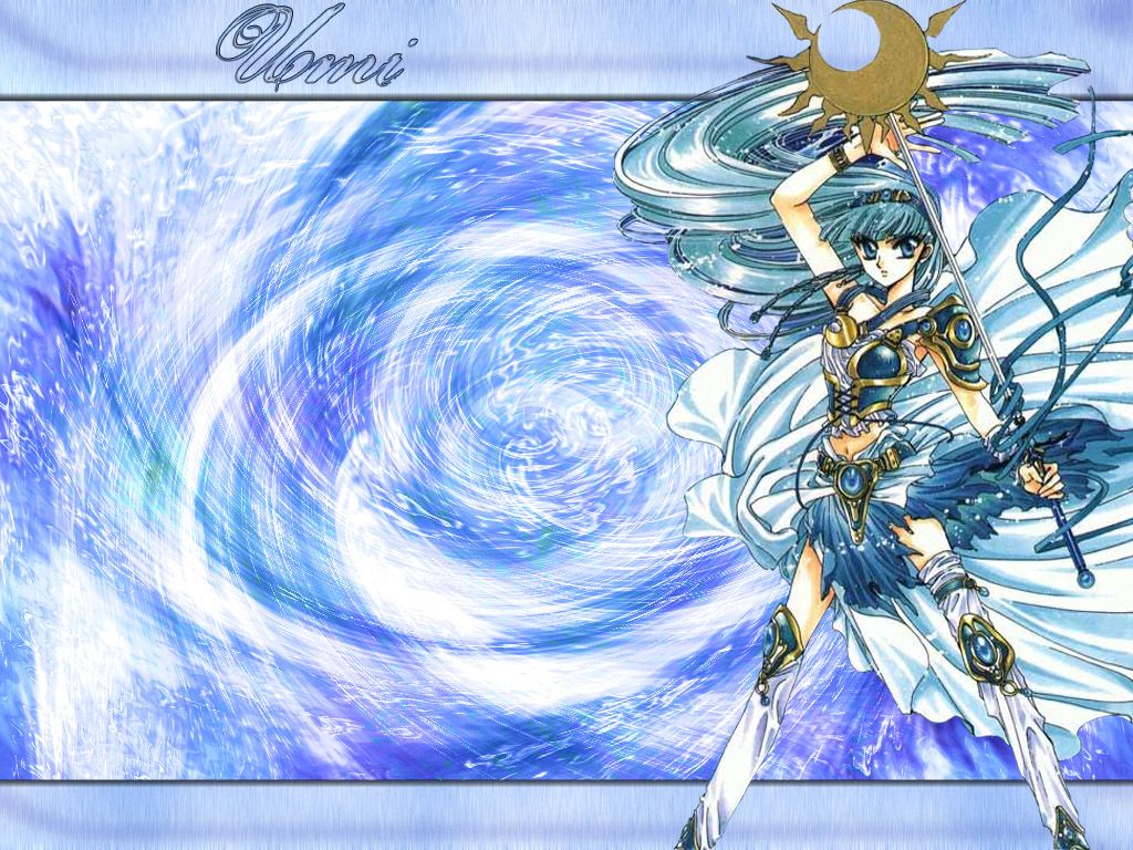 A Wallpaper Using Umi From Magic Knight Rayearth So Much Inspiration For This One Ive Used It