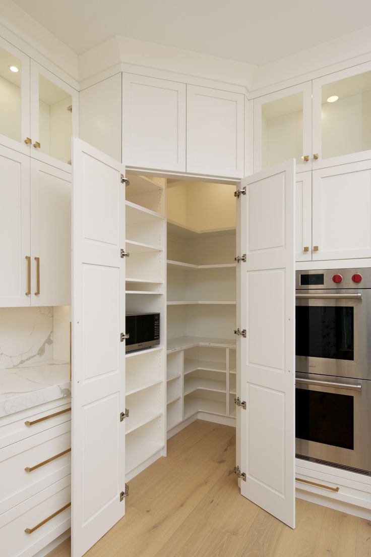 Building White Pantry Cabinet