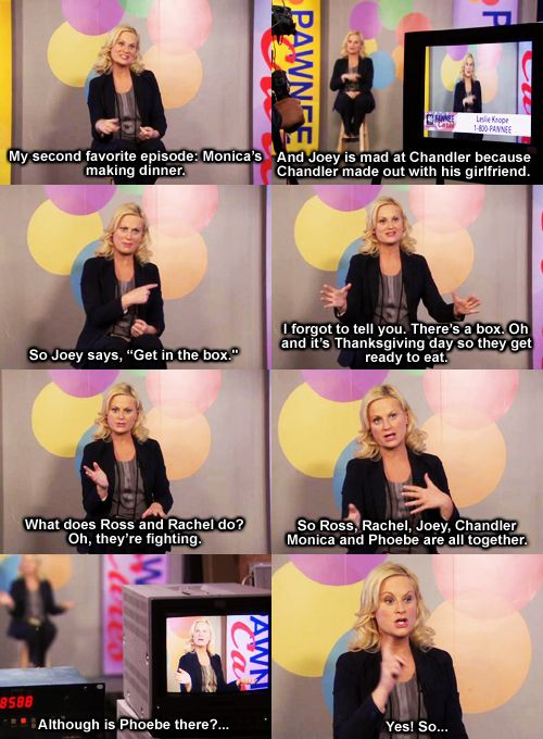 This Moment Is The Most I Have Ever Related To Leslie Knope Because I Have Actually Done This On