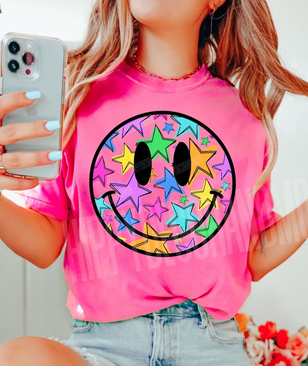 Retro Smiley Face PNG Stars Smiley Face Shirts Transfer Rainbow PNG ... Retro Smiley Face PNG Stars Smiley Face Shirts Transfer Rainbow PNG ...