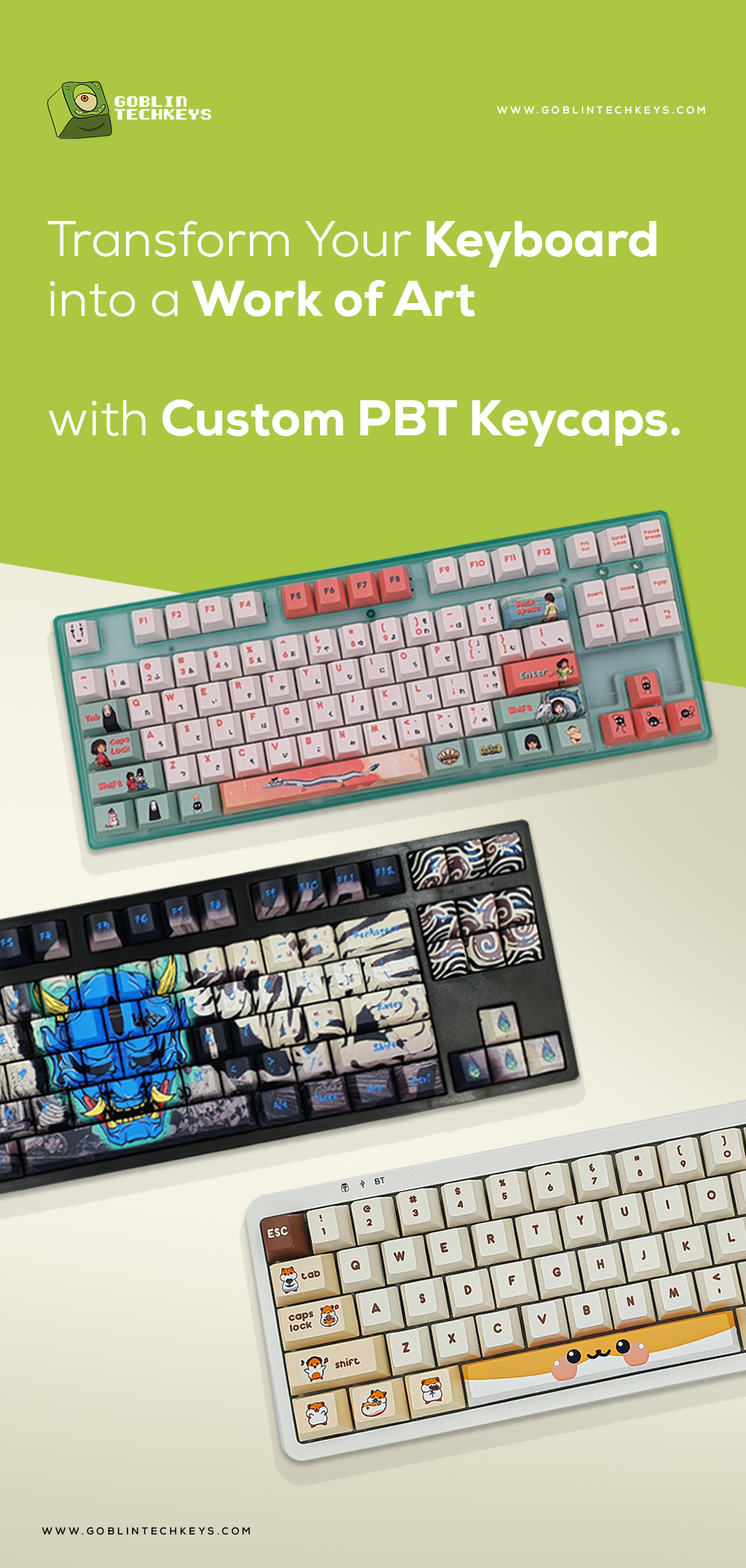 Transform Your Keyboard With Custom Pbt Keycaps