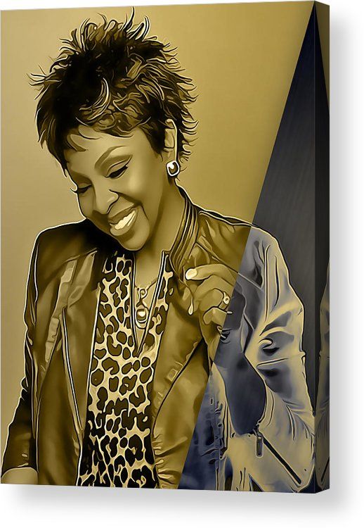 Gladys Knight Acrylic Print By Marvin Blaine Gladys Knight Sexy Wall Art Canvas Prints