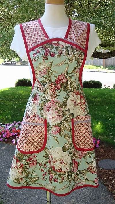 Retro Apron Italian Cooking Apron Womens Full By Kitschnstyle Retro Apron Womens Aprons