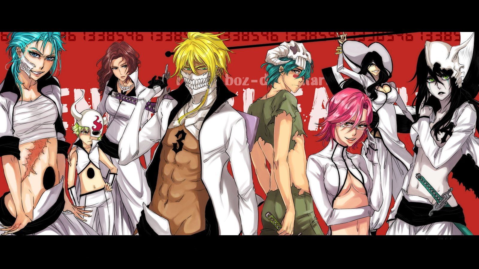 Bleach Coyote Starrk Grimmjow Jaegerjaquez Lilynette Gingerback Nelliel Tu Odelschwanck Nnoitra