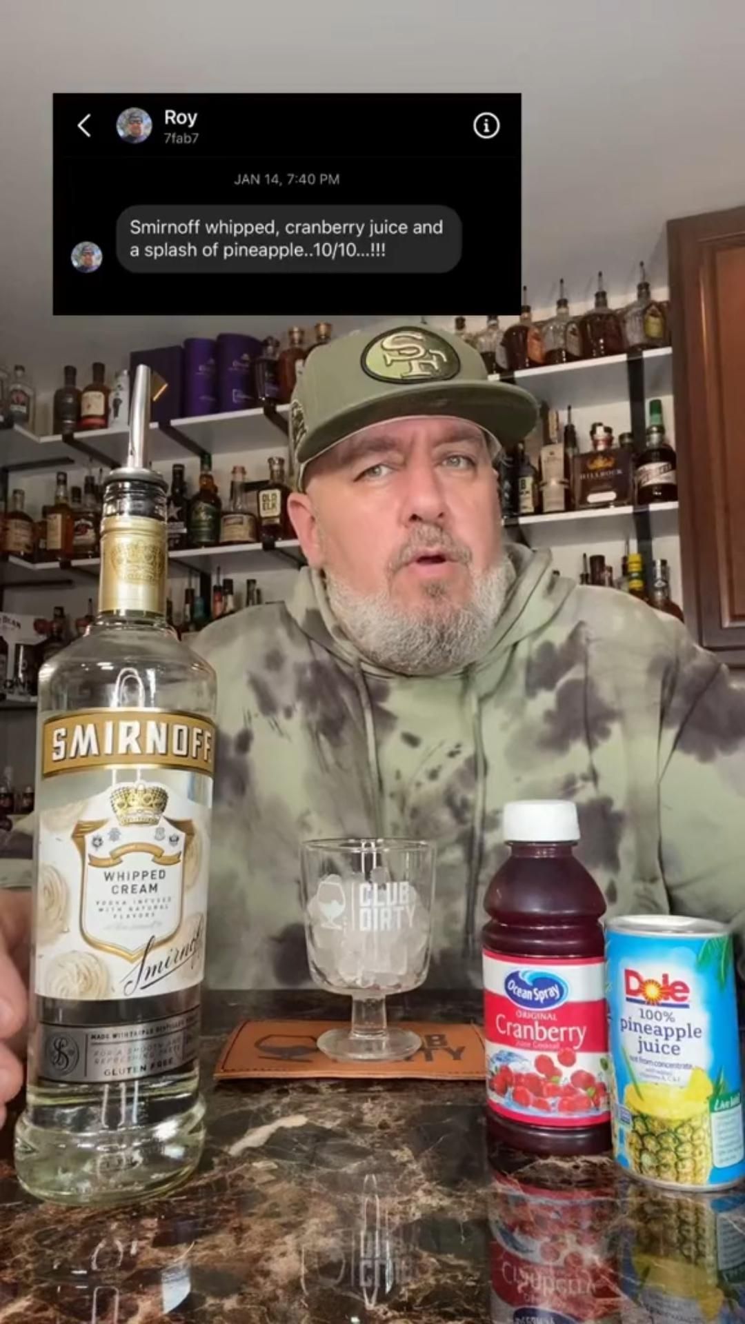 Smirnoff Whipped X Cranberry Juice X Pineapple Juice Artofit