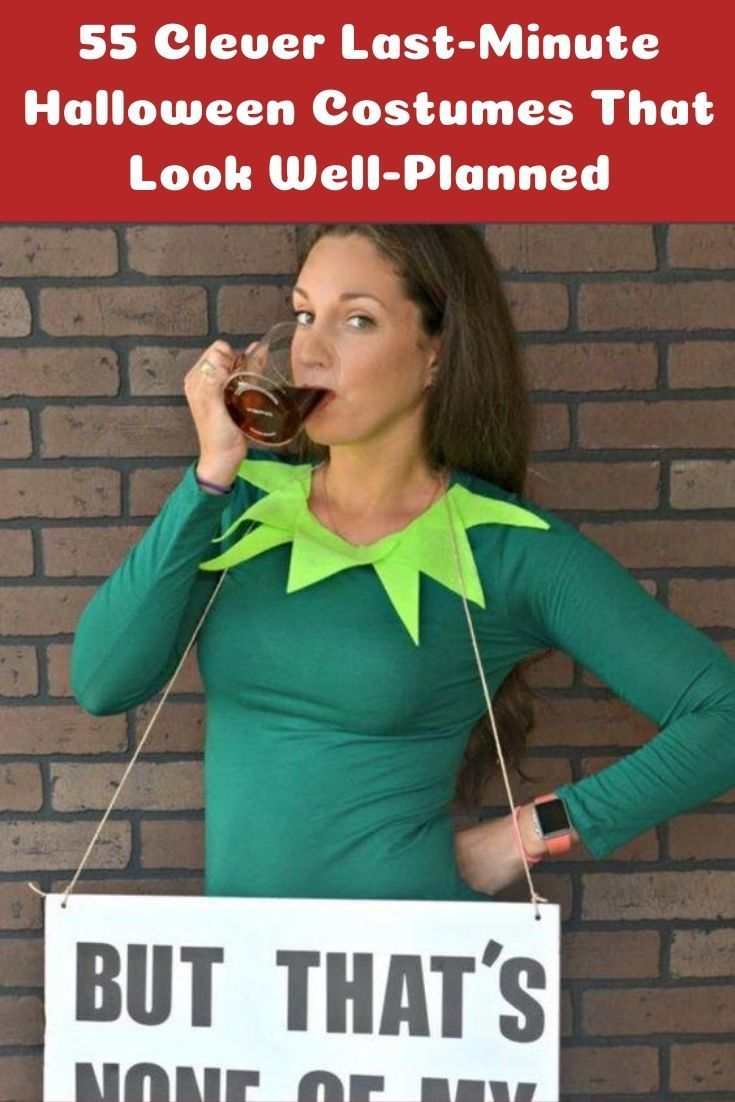 55 Easy Last Minute Halloween Costumes That Look Well Planned Artofit