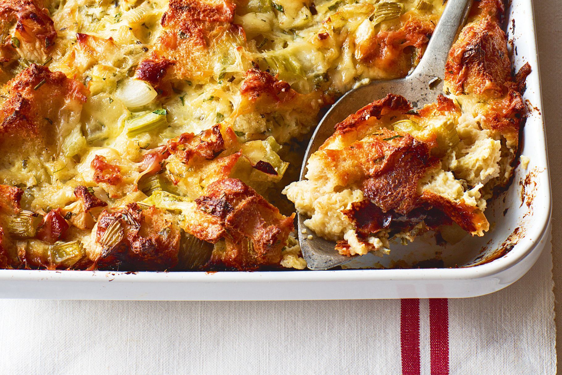 Recipe Ina Gartens Herb And Apple Bread Pudding Food Network Recipes Bread Pudding With