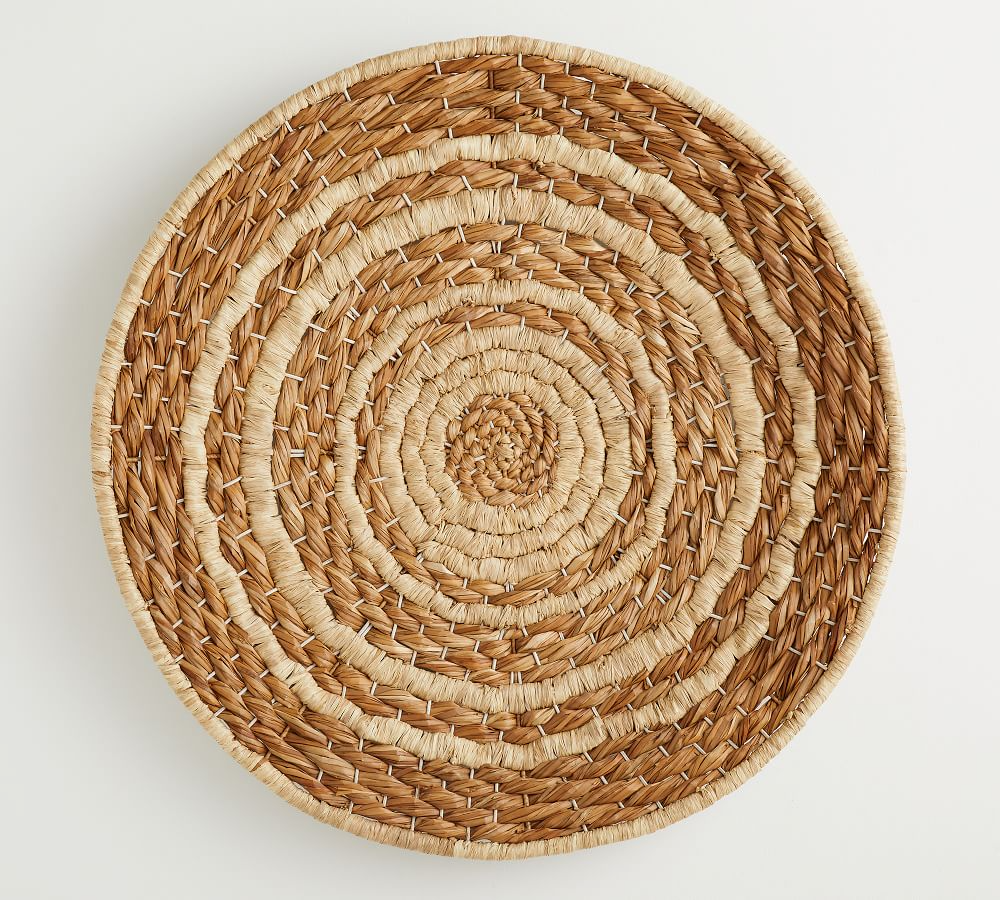 Double Handwoven Basket Wall Art - 40 Double Handwoven Basket Wall Art - 40