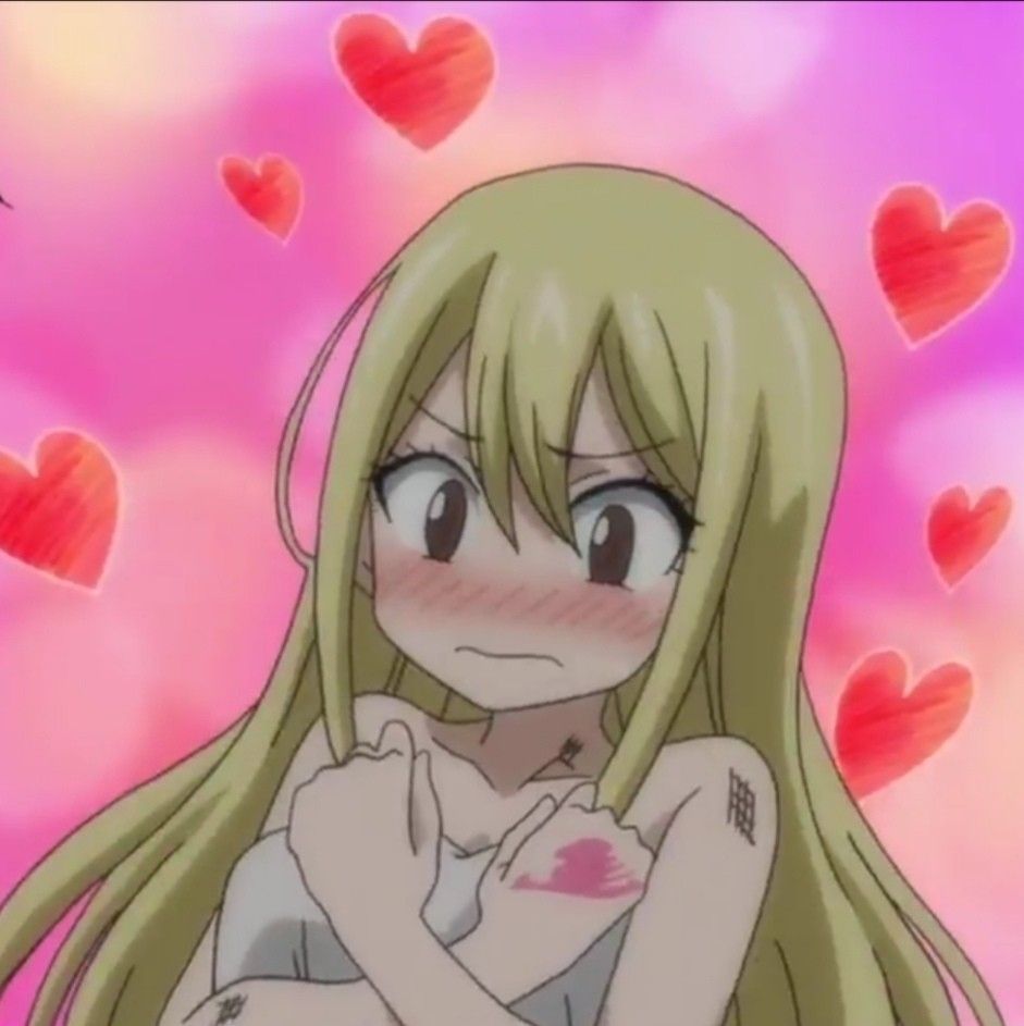 Lucy Heartfilia Cute Anime Profile Pictures Anime Best Friends Anime Cupples