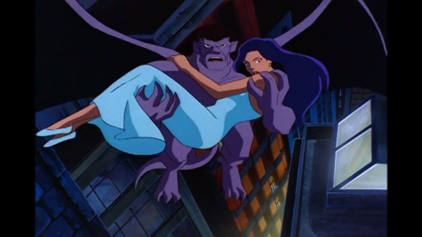 Goliath And Elisa Maza From Disneys Gargoyles Gargoyles Disney