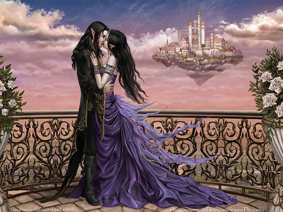 Fae Couple Fantasy Love Fantasy Couples Fantasy Artwork