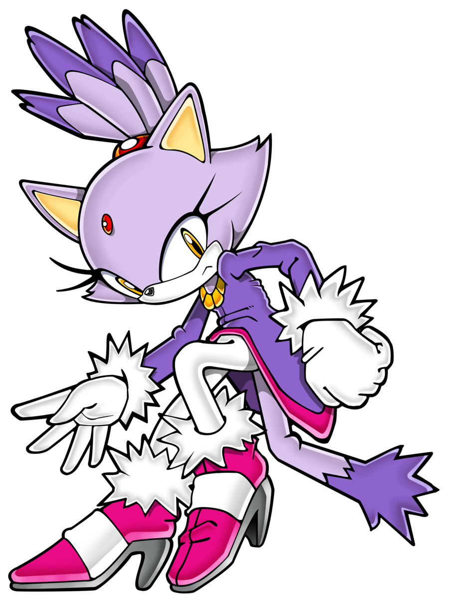 Blaze The Cat Sonic Art Sonic Hedgehog