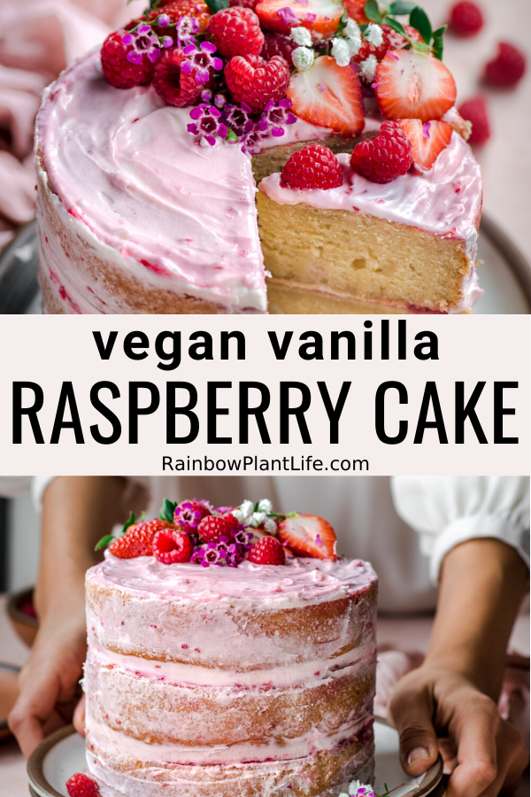 Vegan Vanilla Layer Cake With Raspberry Jam Recipe Vegan Cake