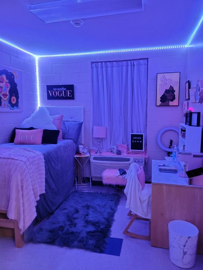 Unique Pink Themed Dorm Ideas Girls Dorm Room Luxury Dorm Room Dorm