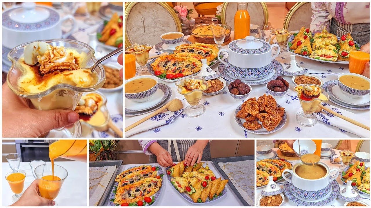 ثاني فطور رمضان🌙حتى العشاء والسحور👌بنفس العجين بيتزا تركية🍕وكرواصة نفس شوربة عصير تحلية الفلان خطيرة