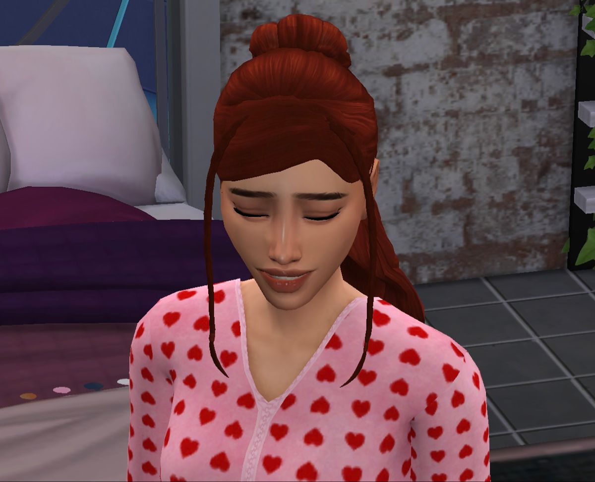 Front View Of My Wip Sims 4 Hair Sims Sims 4 Sims Games