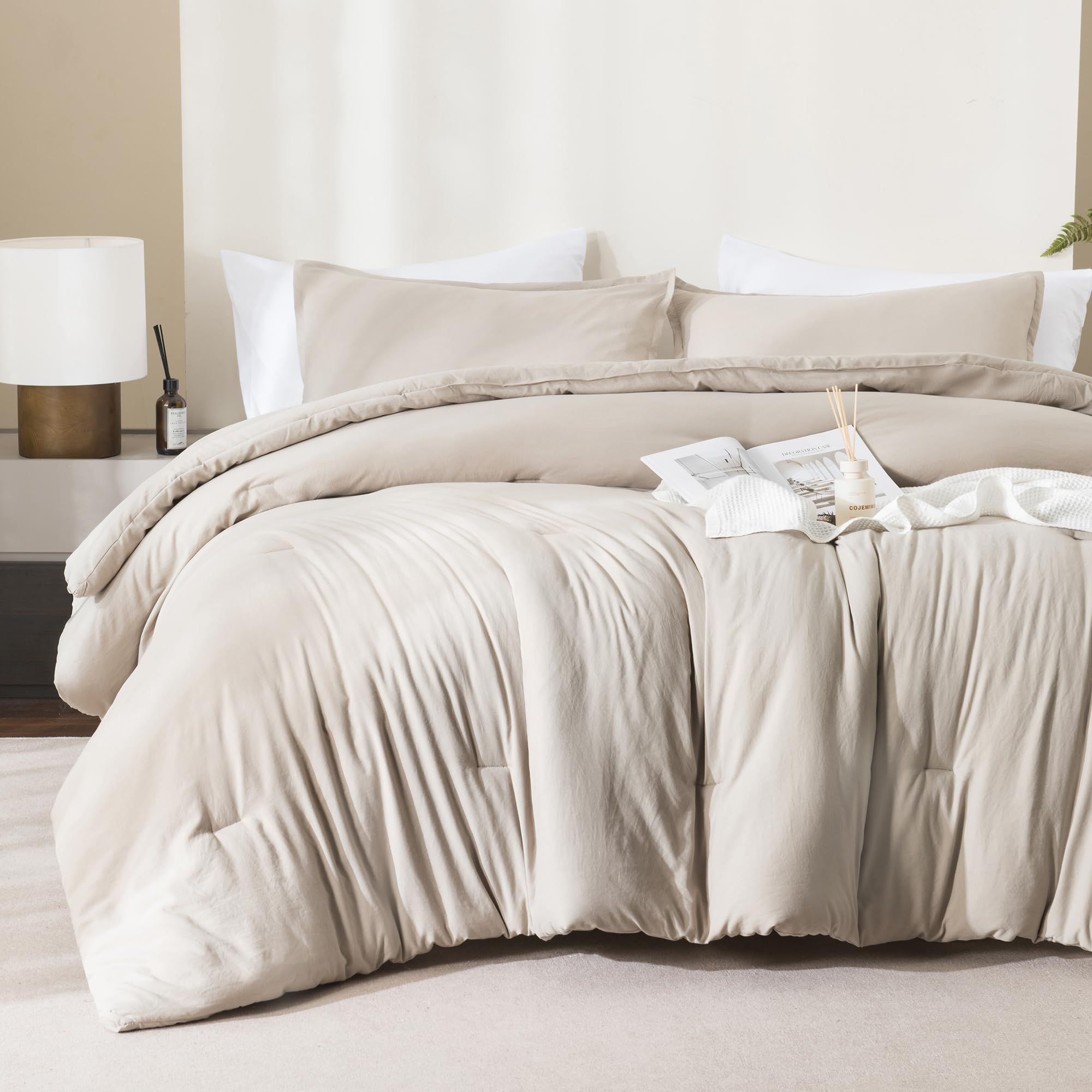 Andency Queen Comforter Set 7 Pieces Bed In A Bag Queen Size Bedding