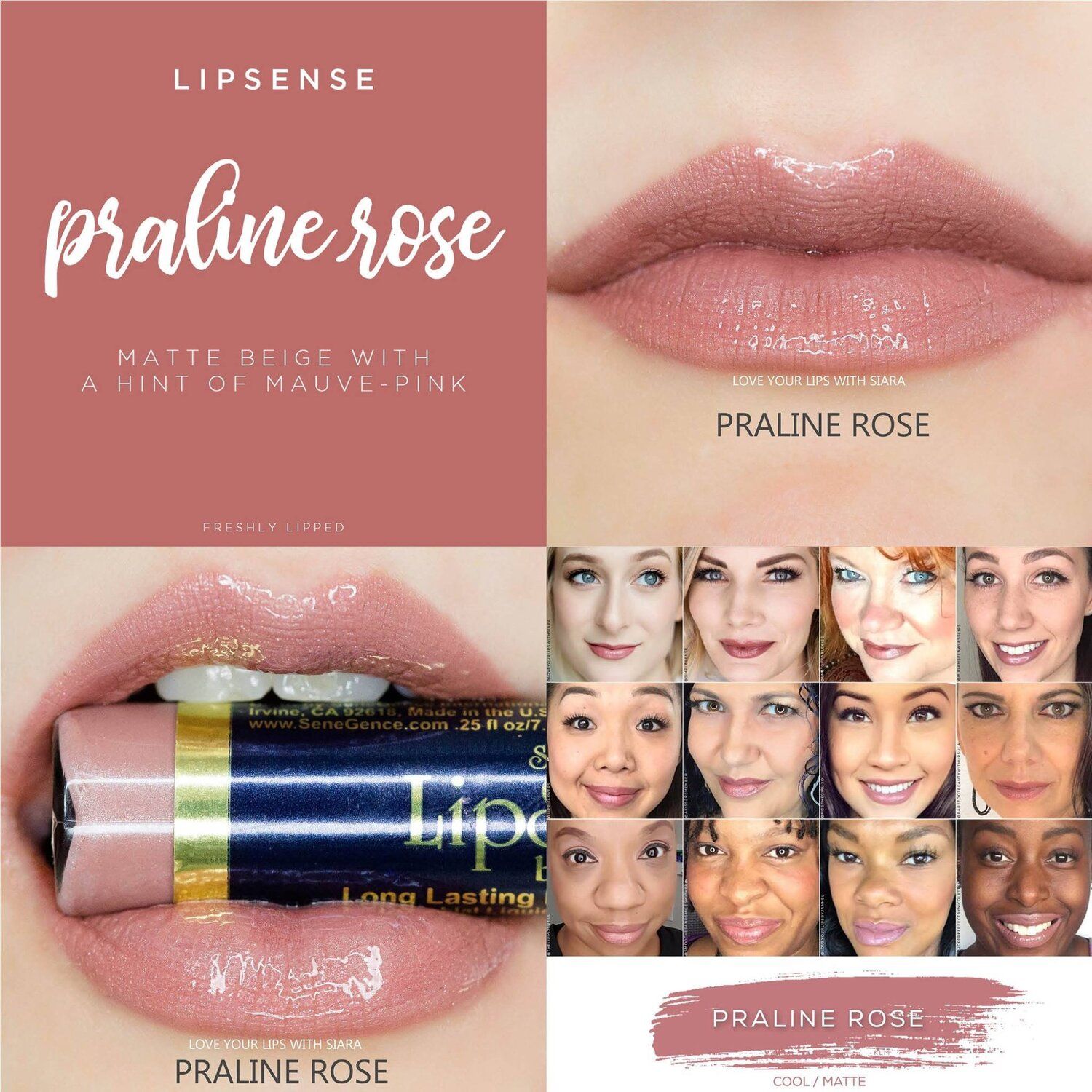 Praline Rose Lipsense® Limited Edition — Rochelle Valle