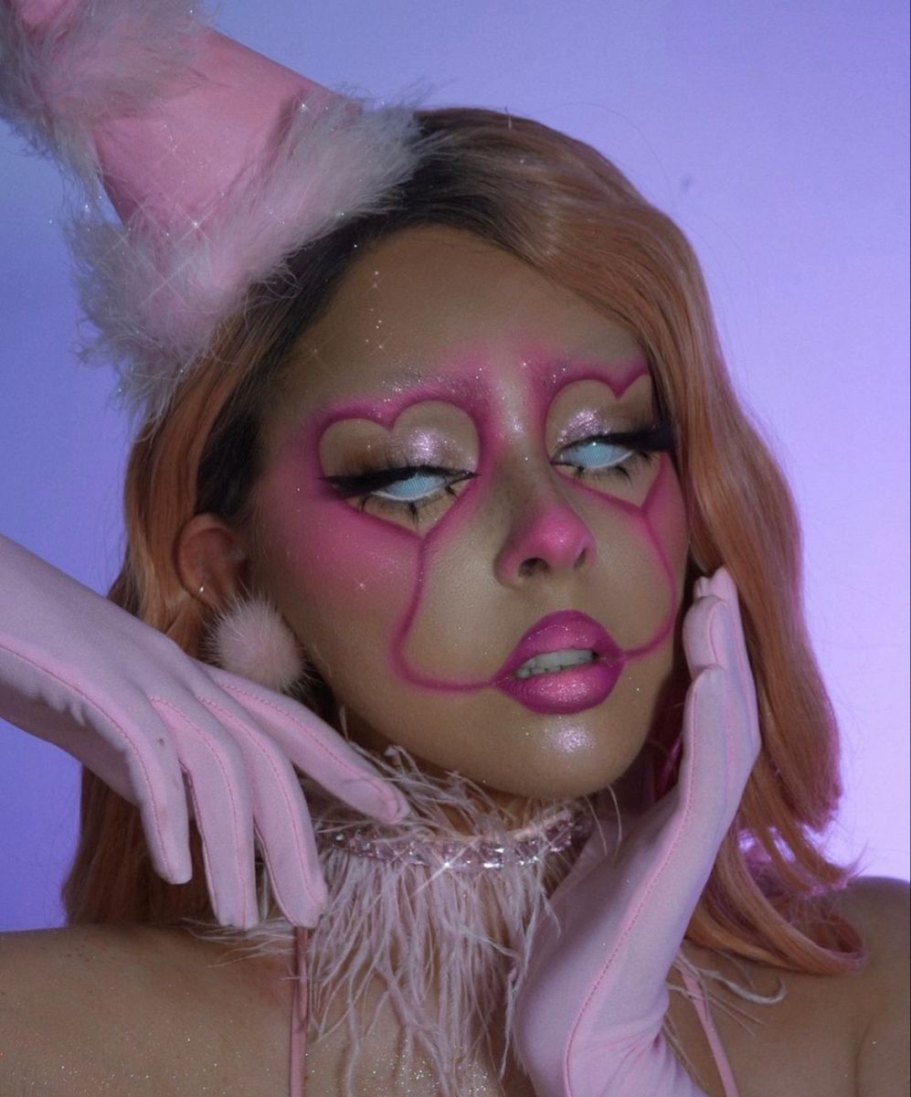 Pin By Itsrosak On Its All Face Amazing Halloween Makeup Cute Clown Makeup Halloween Makeup