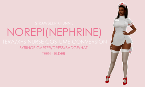 Strawberrikhunnie Sims 4 Nurse Costume Sims 4 Clothing