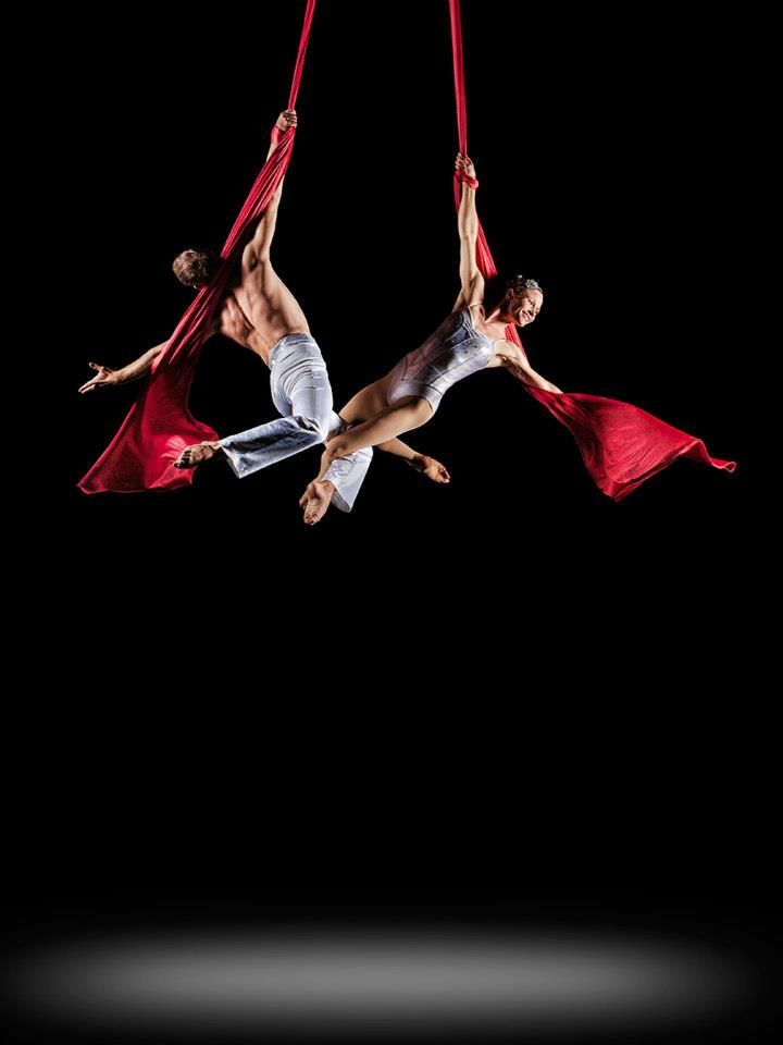 Alexander Streltsov And Christine Van Loo Duo Aerial Silks Photo By