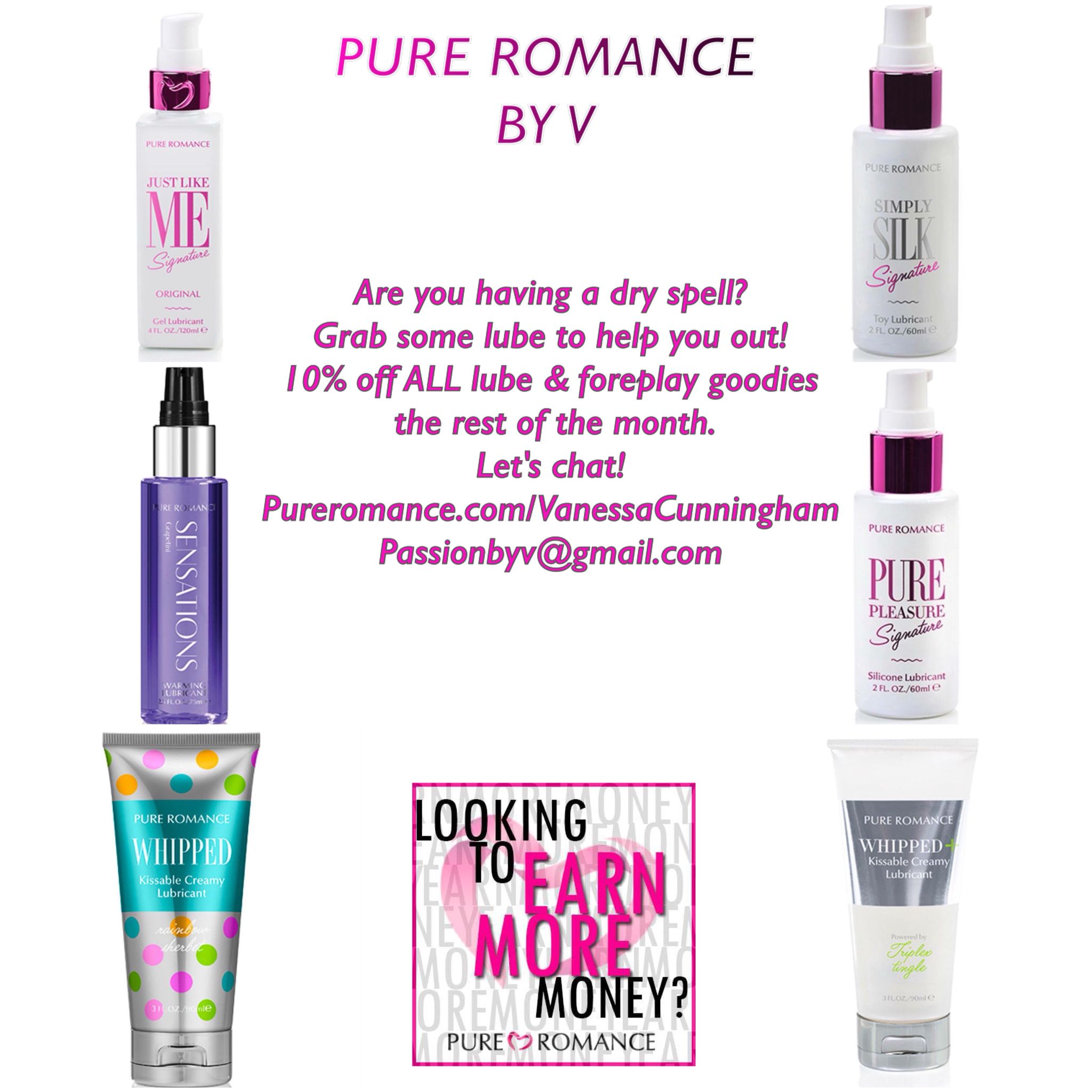 Here Are The Awesome Lube Choices From Pure Romance Lets Chat About Which One Works Best For