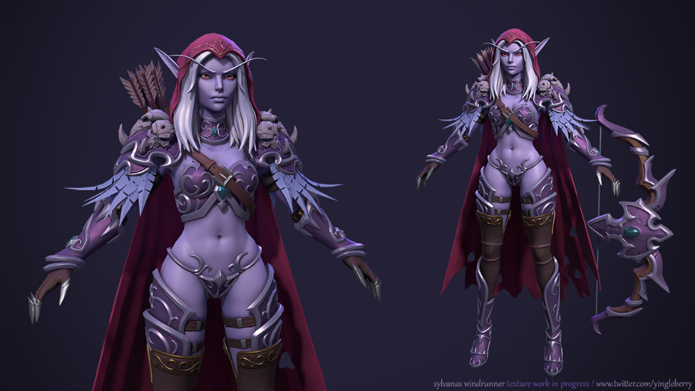 Sylvanas Windrunner World Of Warcraft Character — Polycount Character
