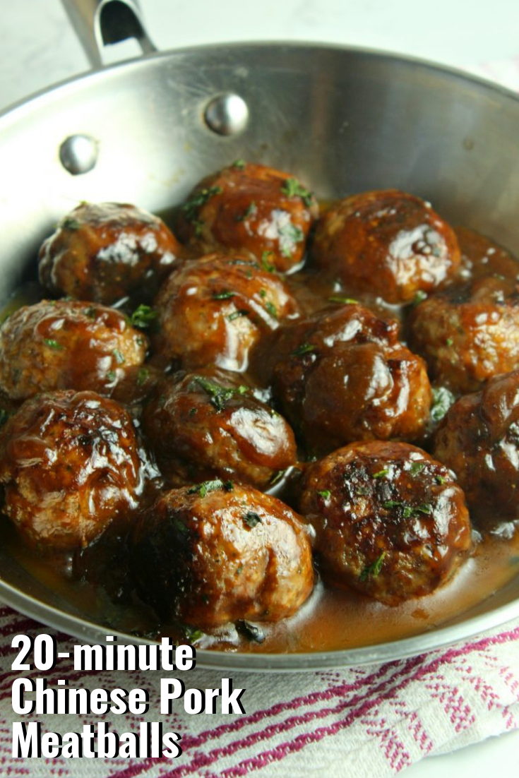 20 Minute Chinese Pork Meatballs Recipe Pork Meatballs Chinese