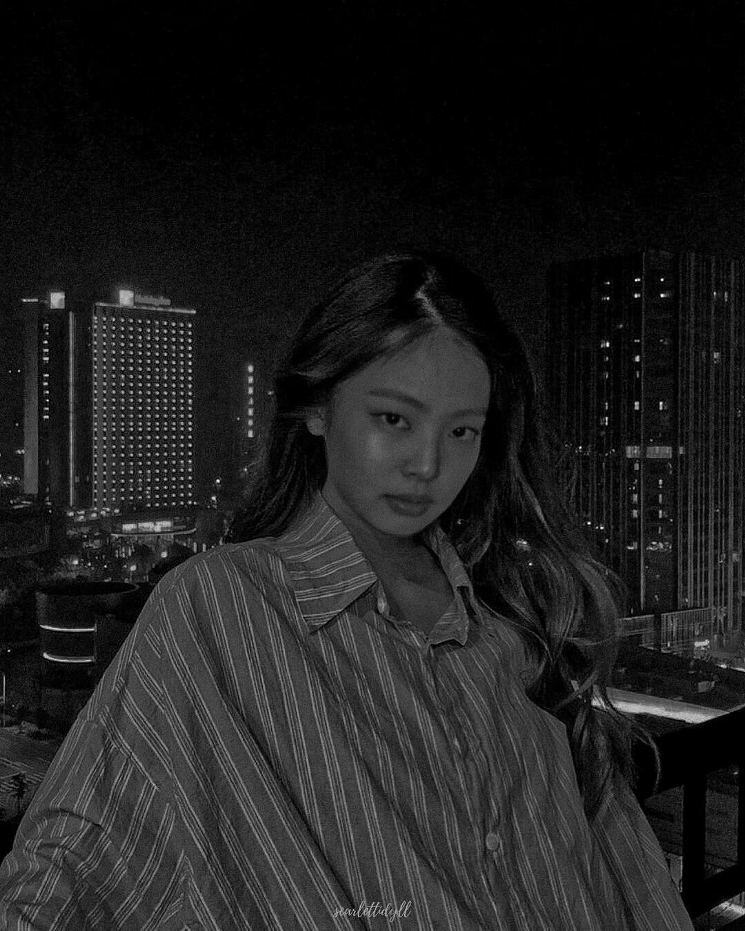 Black Pink Kpop Jennies Stunning Style