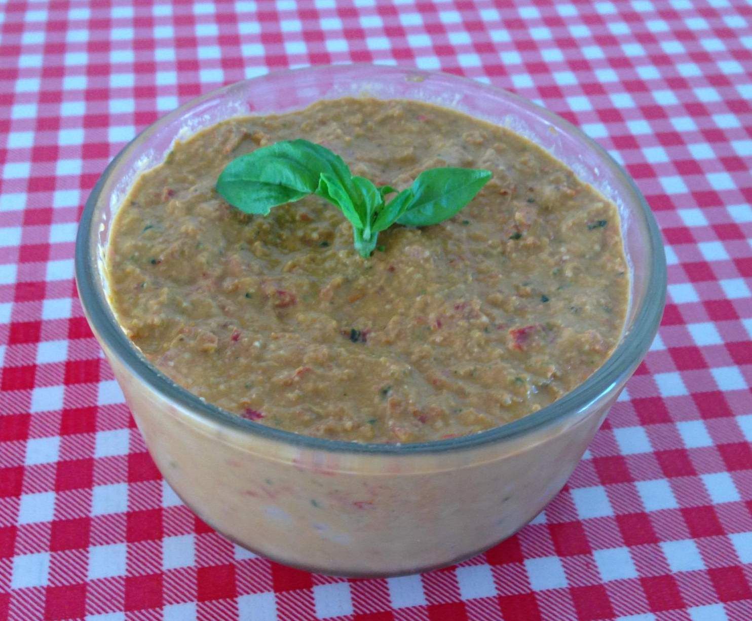Recipe Capsicum Basil And Sundried Tomato Dip Gluten Free Dairy Free