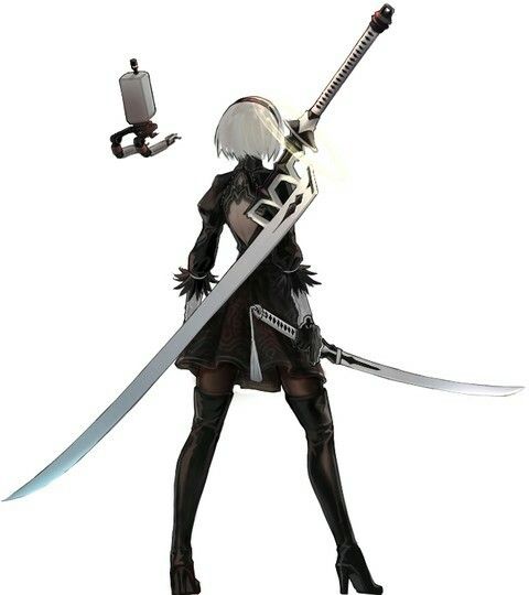 Swords Female Character Design Character Art Video Game Characters Fantasy Characters Nier