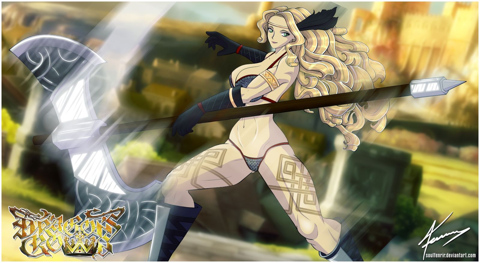 Dragons Crown Amazon 2015 By Soulfenrir On Deviantart Dragons Crown Dragon Crown