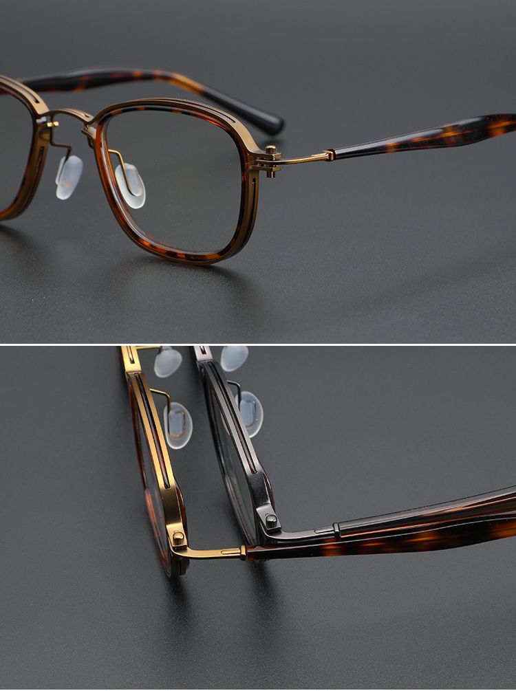 Tel Retro Steam Punk Optical Glasses Frame Mens Glasses Fashion Fashion Eye Glasses Retro