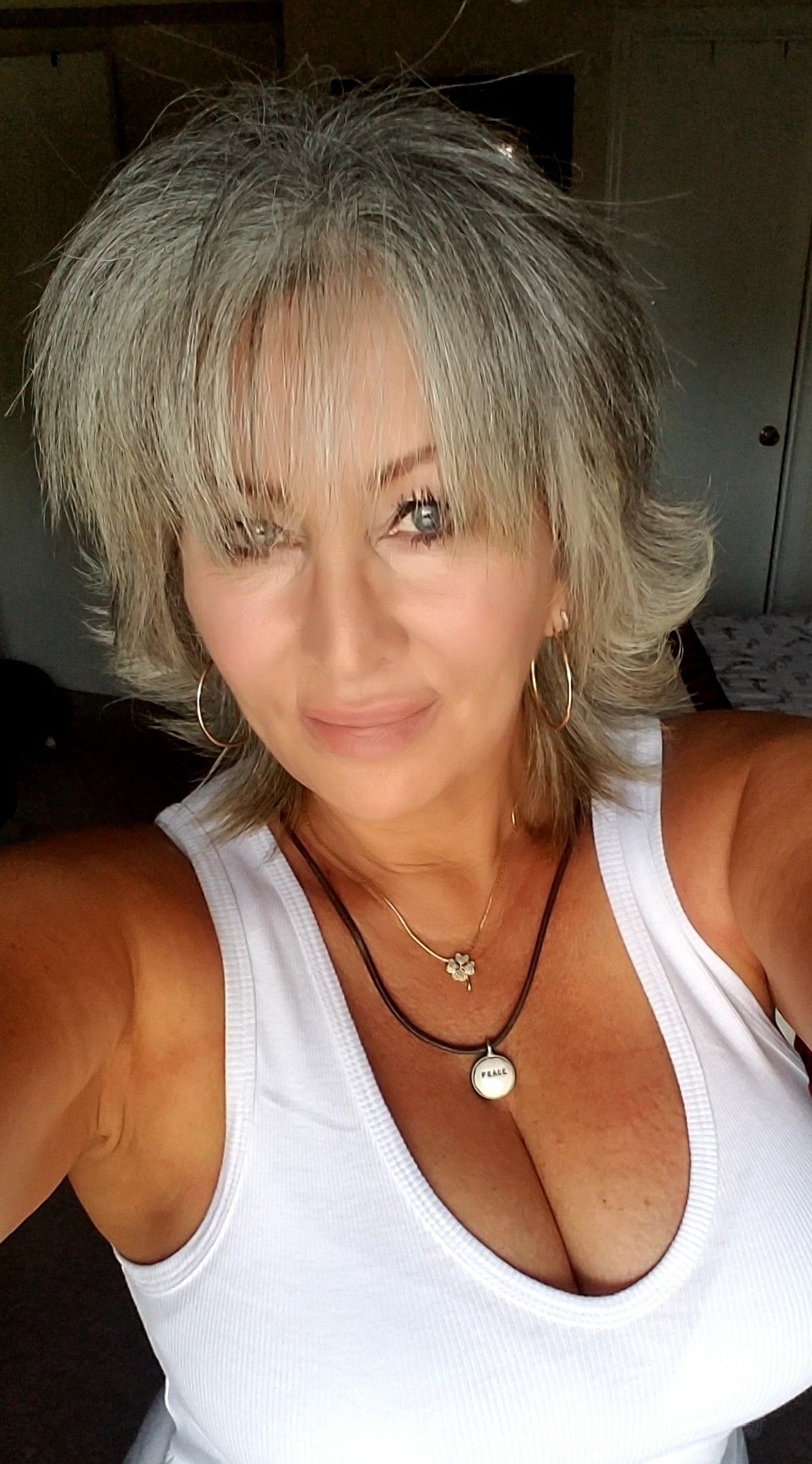 Month 7 Beautiful Gray Hair Silver Haired Beauties Beautiful Women