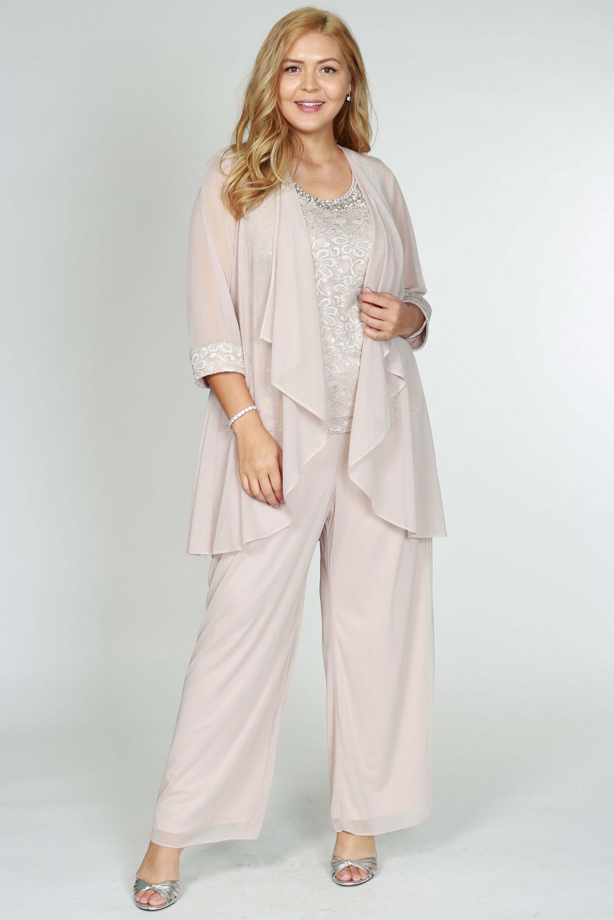 Randm Richards 5008w Plus Size Pant Suit The Dress Outlet Mother Of The Bride Suits Plus Size