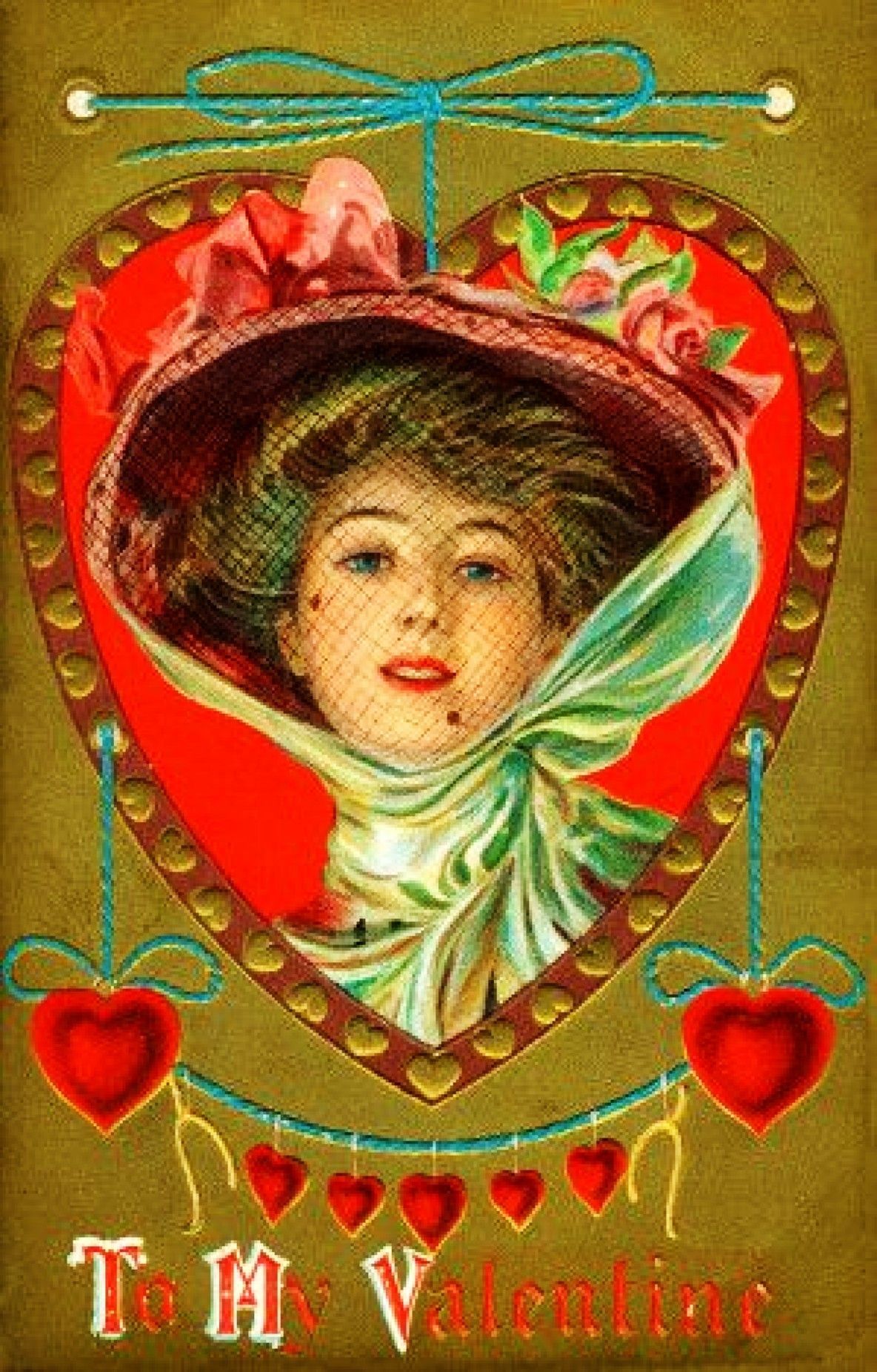 Pin By Bridgeen Garrett On Valentines All Vintage Valentine Cards