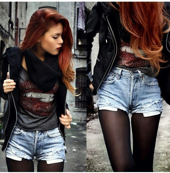 Rockstar★ Edgy Outfits Fashion Hipster Outfits