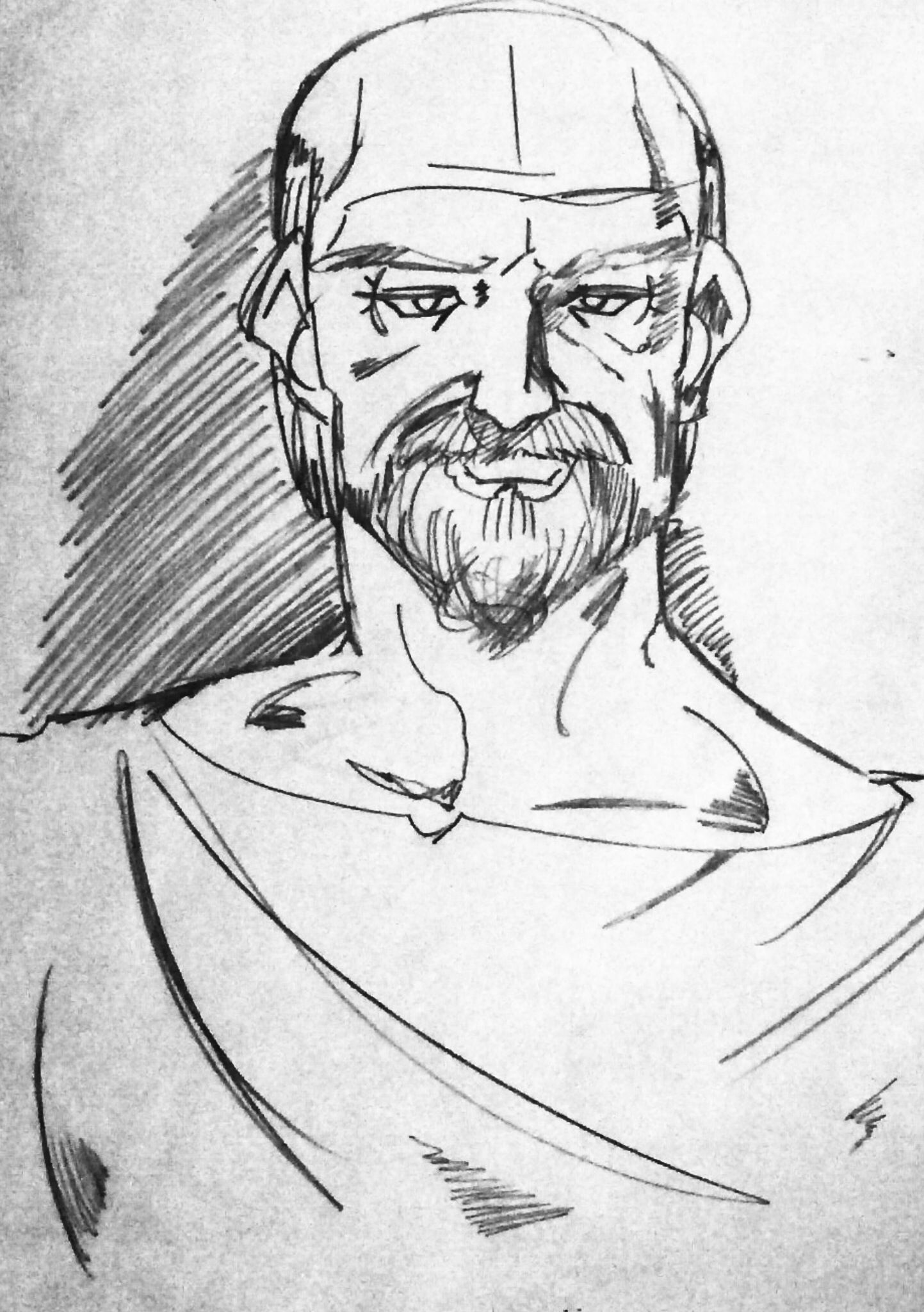 Old Man Sketch Man Sketch Male Sketch Man