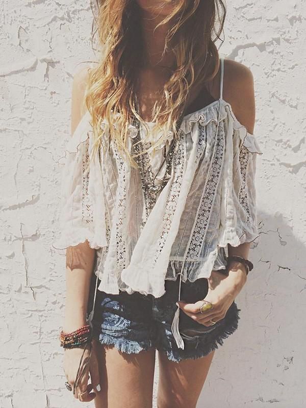 Bohemian Lace Top Boho Fashion Summer Boho Fashion Bohemian Boho Fashion