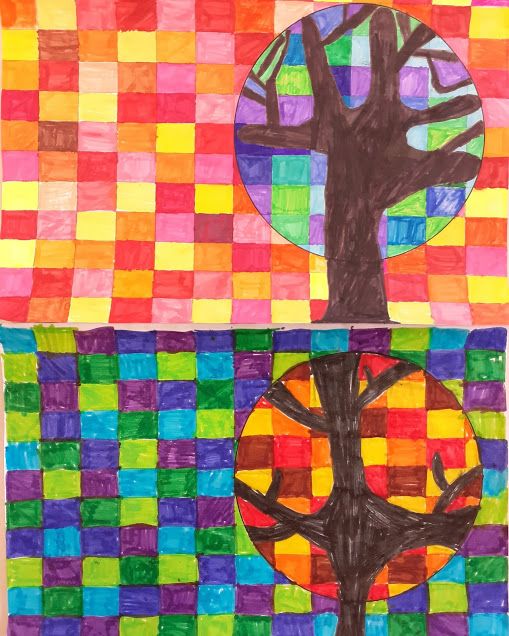 Arts Visuels Silhouettes Darbres Chromatiques Arts Visuels Art