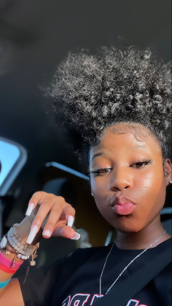 Pin By 5star Morraa๐ On ๐๐๐๐๐๐๐๐๐๐๐ฬฆ Natural Hair Styles Slick