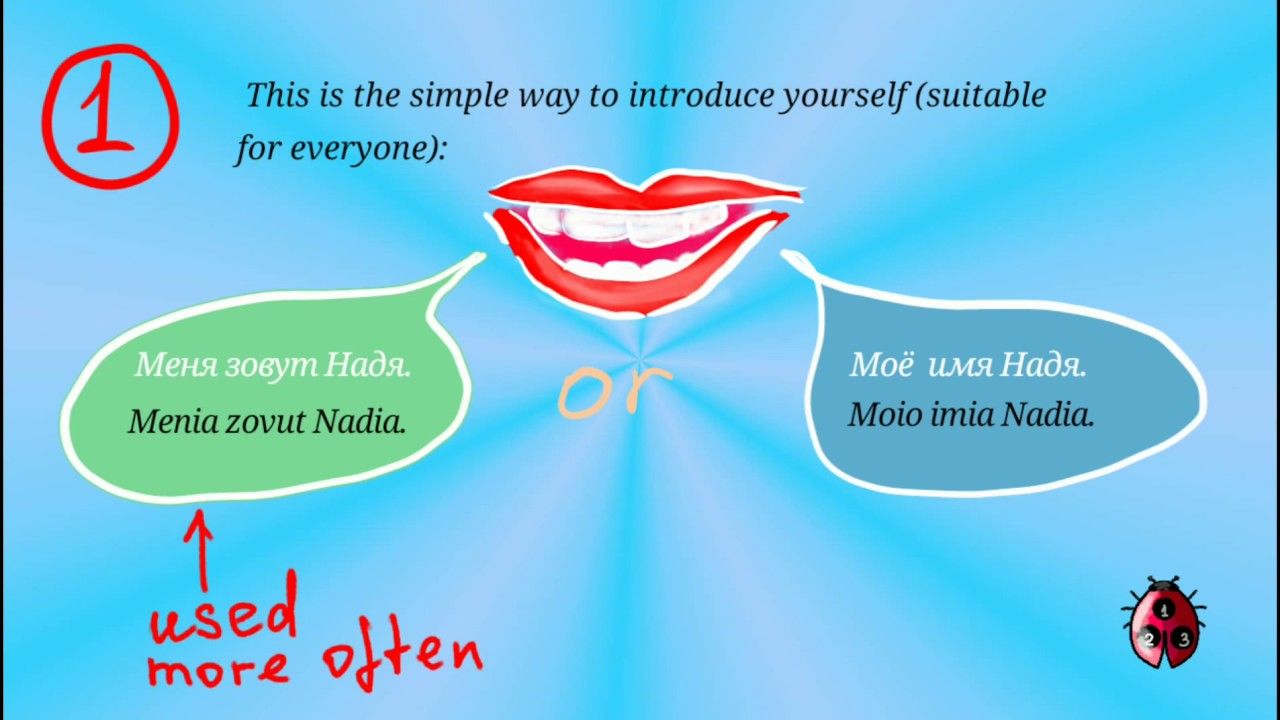 Russian Language Online With Native Speaker Lesson 2 Introduce