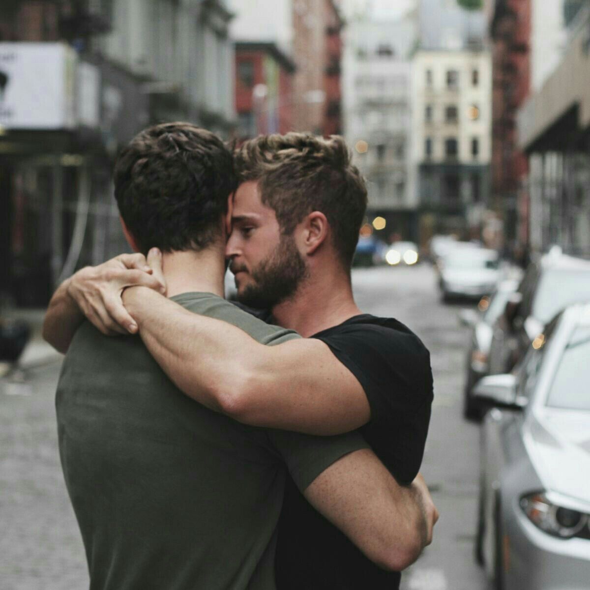 Gay Couples Kärlek Jag älskar Dig