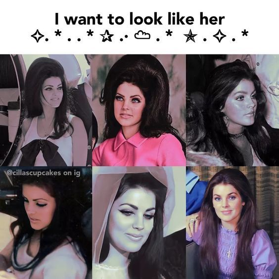 Pin By Marnie Nathaniel On Priscilla Presley Young Priscilla Presley Vintage Makeup Looks